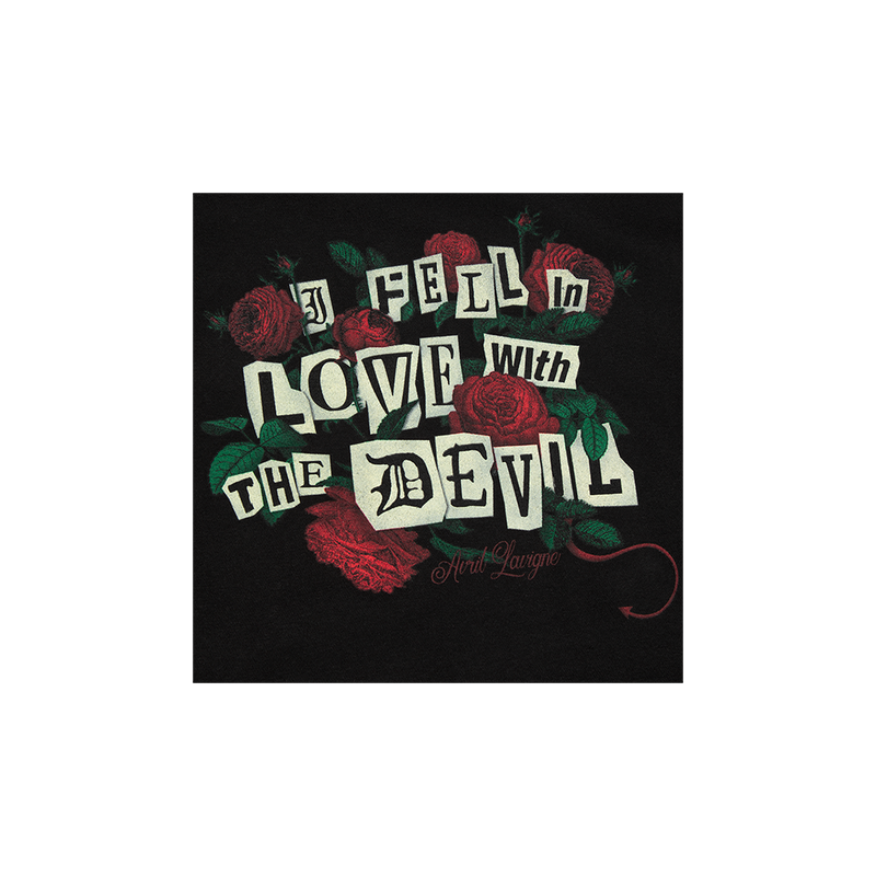 I Fell In Love With The Devil Roses Zip-Up Hoodie - Avril Lavigne Official Store