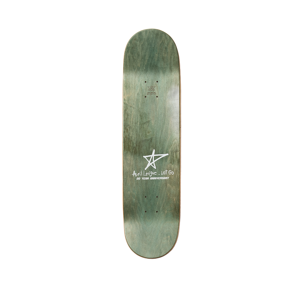 Let Go 20th Anniversary Camo Skate Deck Avril Lavigne Official Store